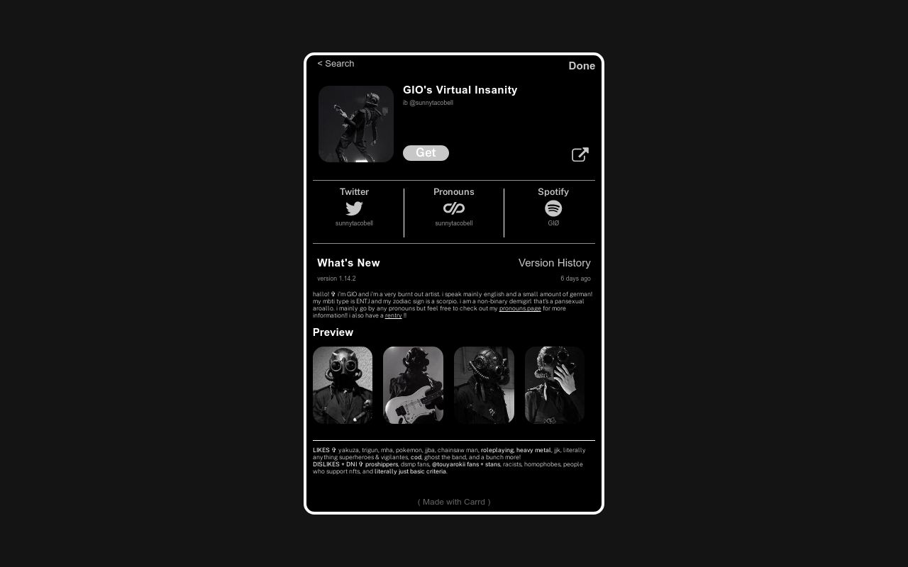 GIO's Virtual Insanity